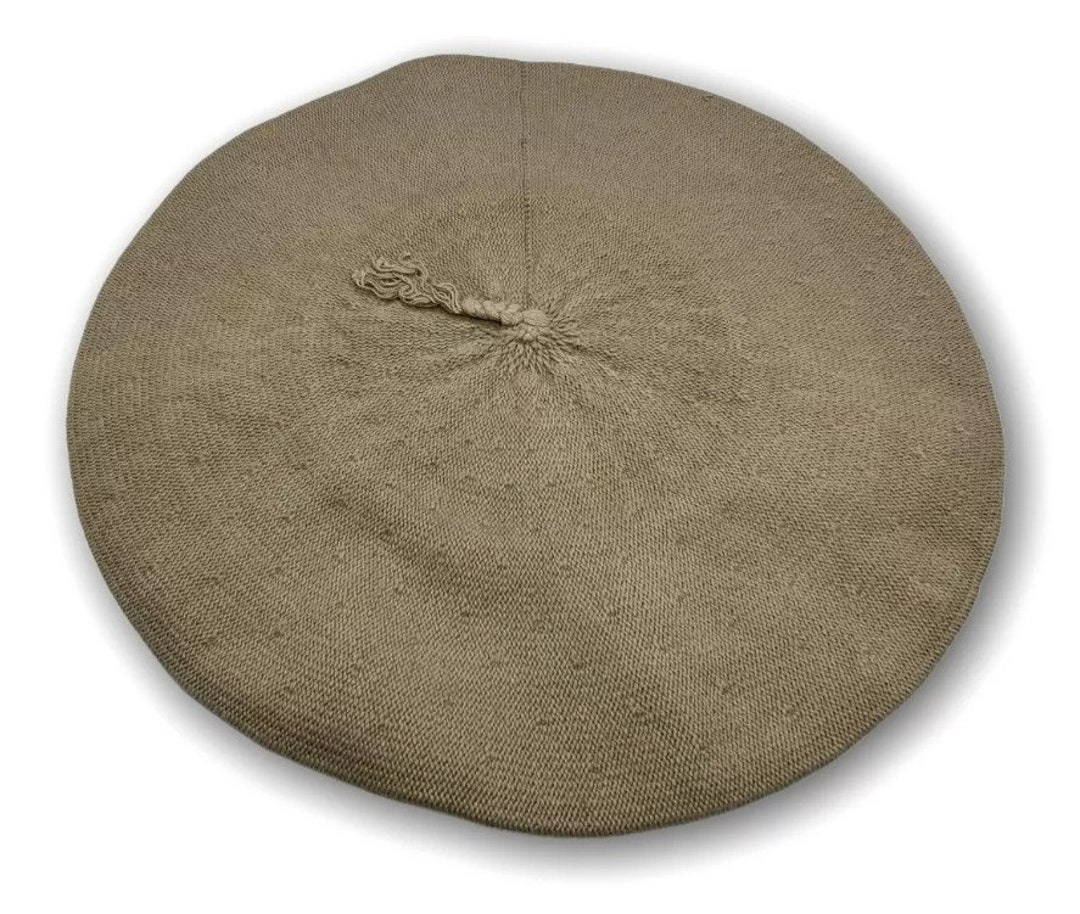Boina Tejida Con Hilo De Algodón, Sombrero Unisex, Boina Estilo Gaucho ...