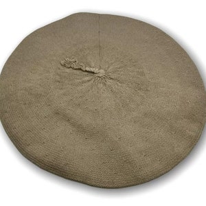 Boina Tejida Con Hilo De Algodón, Sombrero Unisex, Boina Estilo Gaucho ...