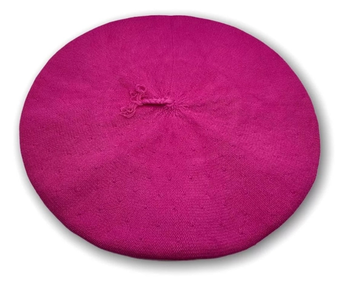 Boina Tejida Con Hilo De Algodón, Sombrero Unisex, Boina Estilo Gaucho ...