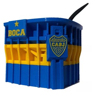 Personalized RIVER/BOCA Mate Gourd + Straw | Custom Mate Gourd ...