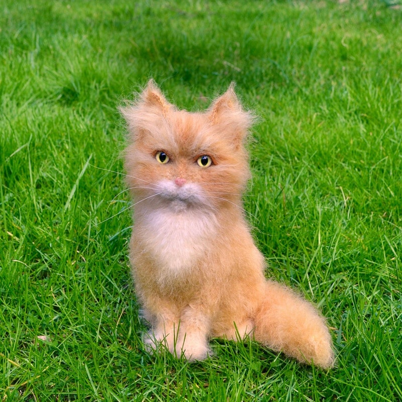 Realistic Stuffed Cat - Etsy