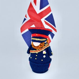 Prince Harry Gnome Crochet Pattern, Prince Harry Gnome in Navy Blue ...