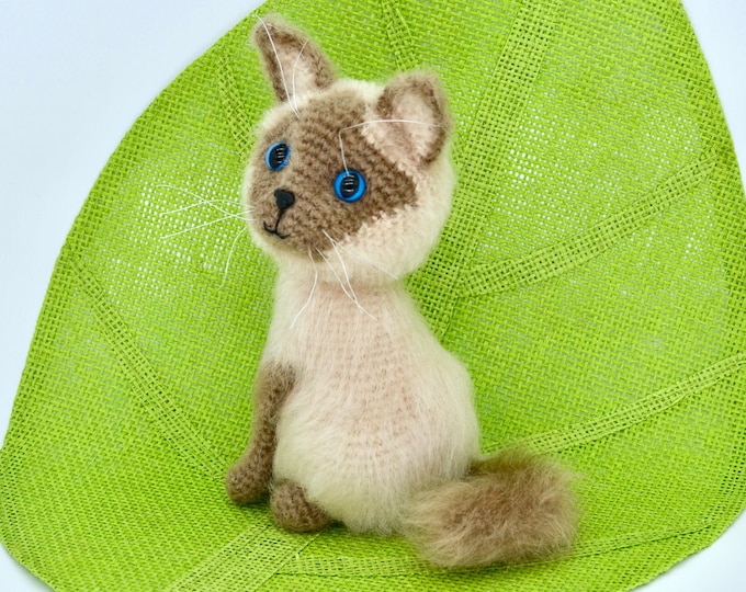 Crochet Cat Pattern, Cat Amigurumi Pattern, Crochet Cream Cat Pattern ...