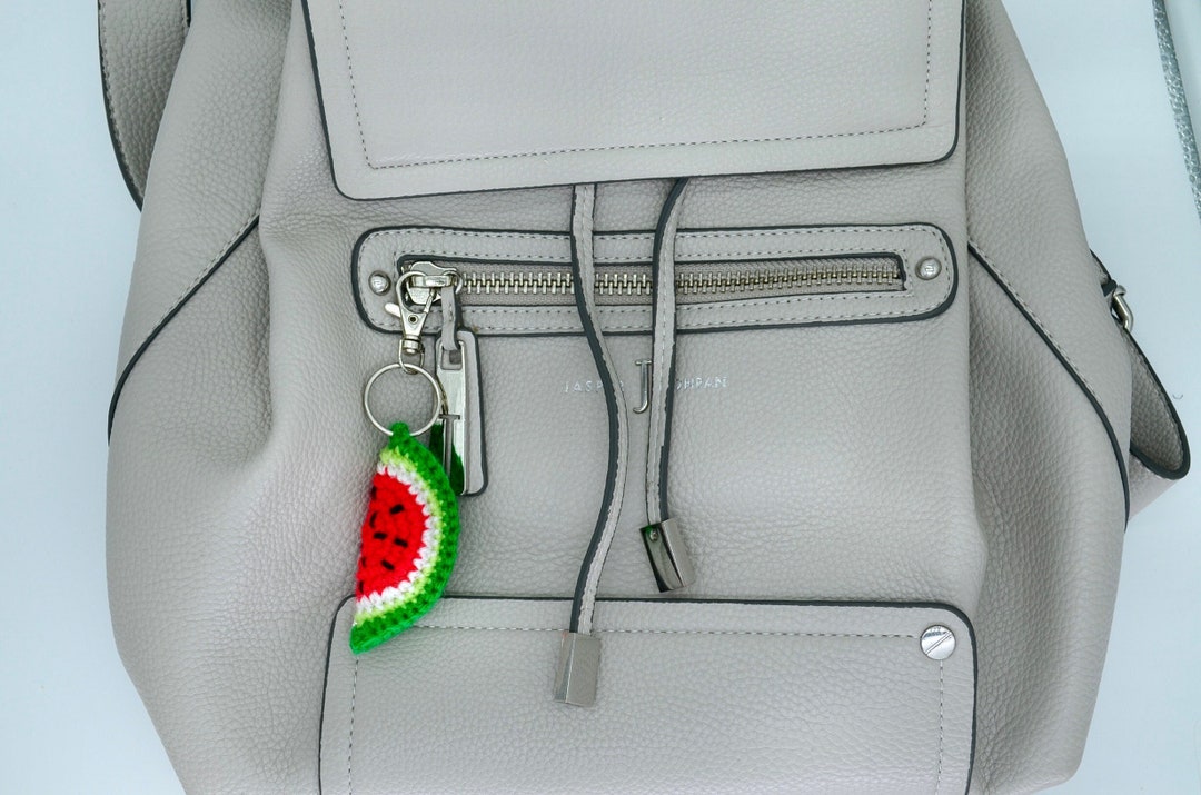 Crochet Watermelon Slice Pattern, Amigurumi Crochet Watermelon Keychain ...