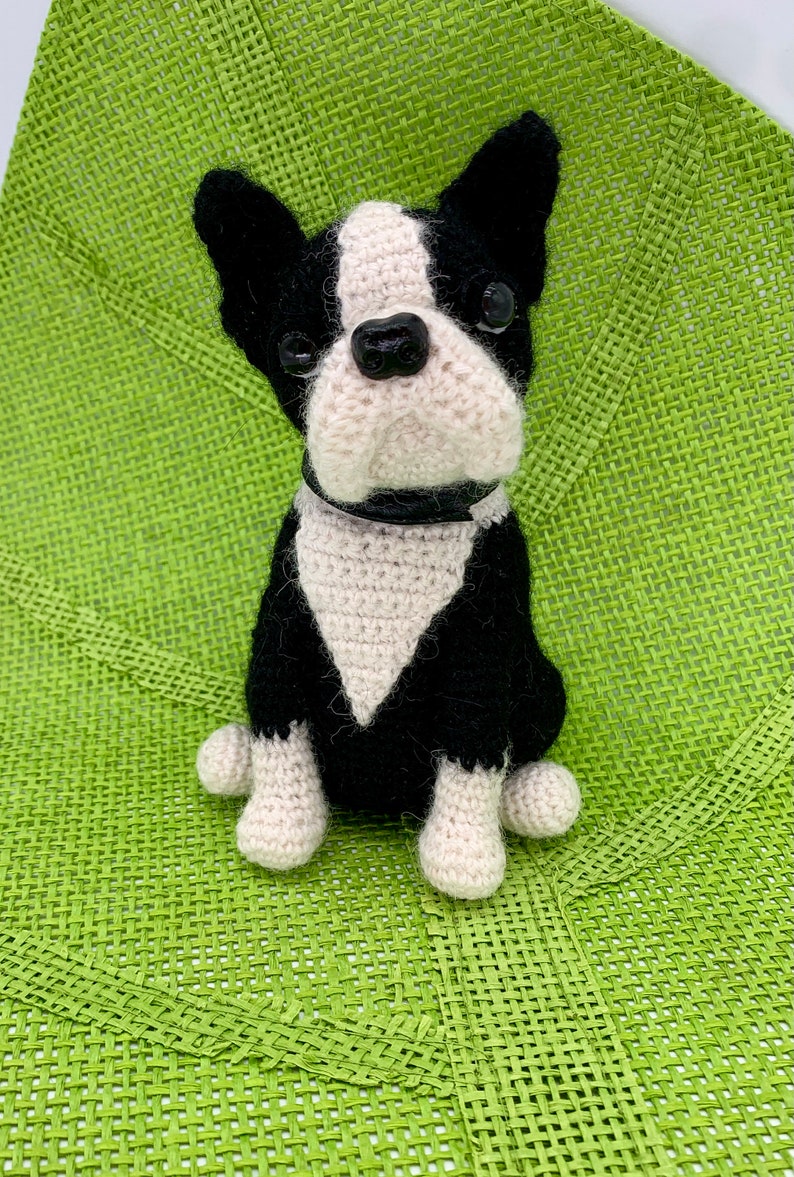 Boston Terrier Crochet Pattern Crochet Dog Amigurumi Pattern | Etsy