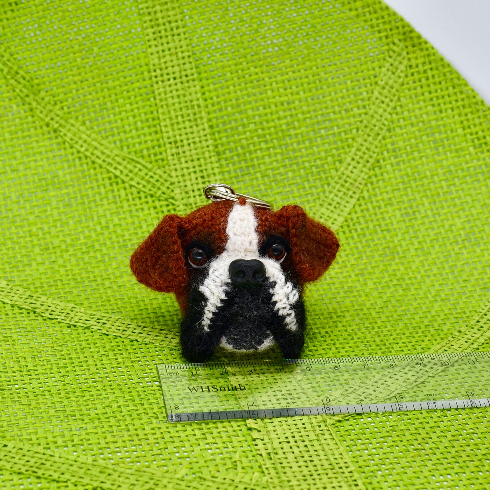 Boxer Keychain Crochet PATTERN Crochet Boxer Dog Amigurumi - Etsy UK