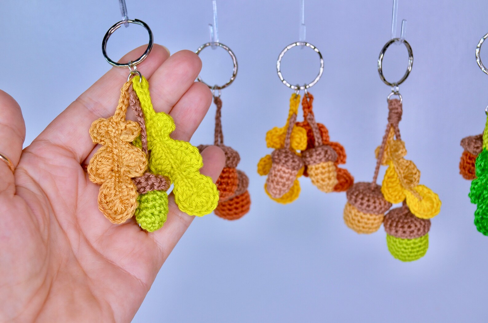 Oak Leaves and Acorns Crochet Pattern, Fall Autumn Crochet Pattern ...