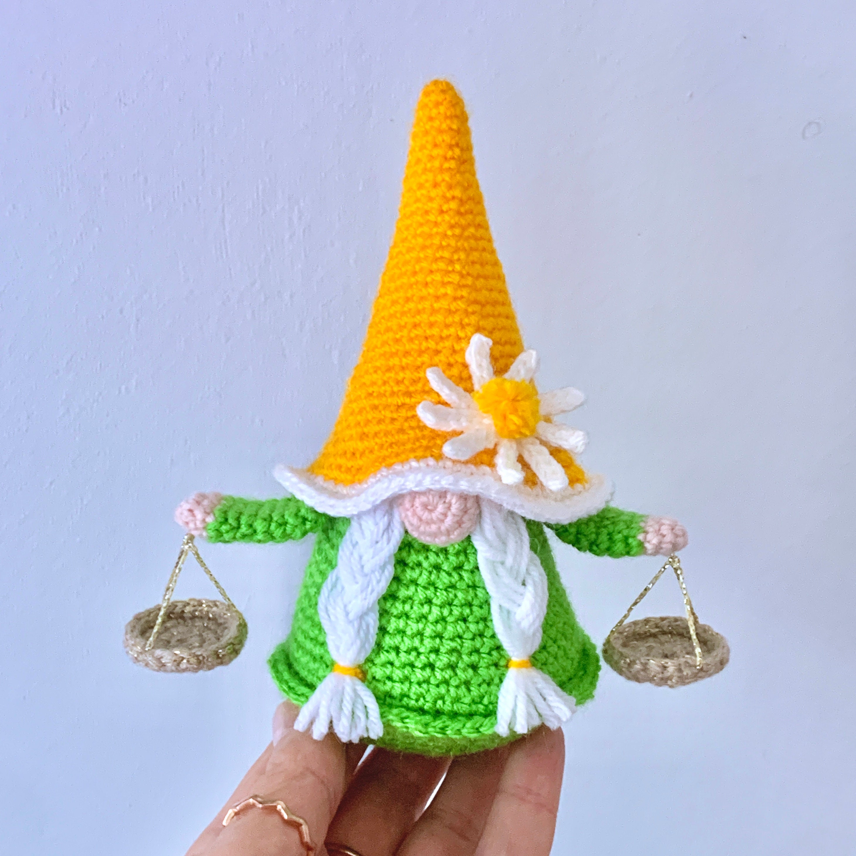 Crochet Libra Sign Astrological Sign Zodiac Sign Gnome - Etsy UK