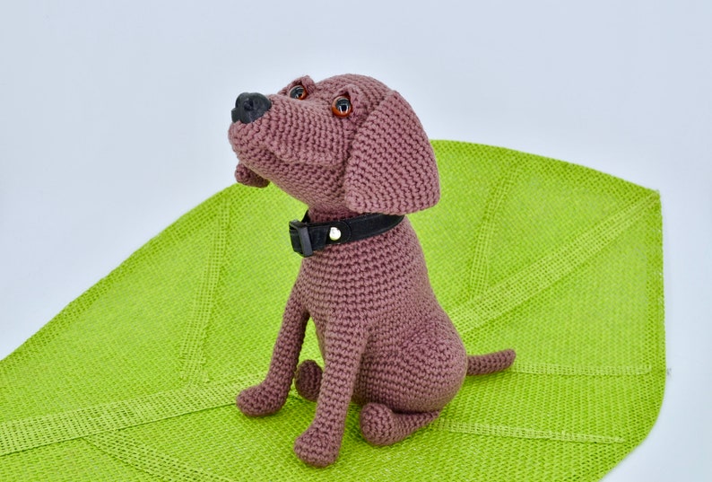 Labrador Retriever Crochet Pattern Chocolate Crochet Labrador - Etsy UK