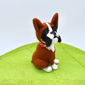 Boxer Crochet Pattern, Crochet Dog Pattern, Amigurumi Boxer Pattern ...