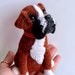 Boxer Crochet Pattern, Crochet Boxer Dog Pattern, Amigurumi Boxer ...
