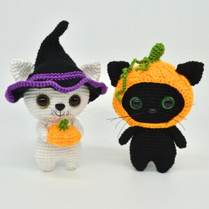 Crochet Halloween Cat Pattern, Crochet Kitten Amigurumi Pattern ...