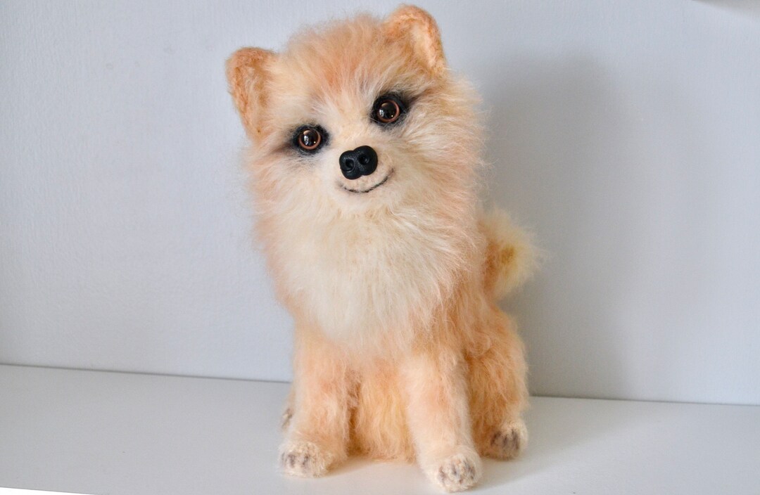 Pomeranian Dog Crochet Pattern, German Spitz Dog Amigurumi Pattern ...
