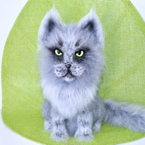 Crochet Maine Coon Cat Pattern, Crochet Amigurumi Cat, Сrochet Fluffy ...