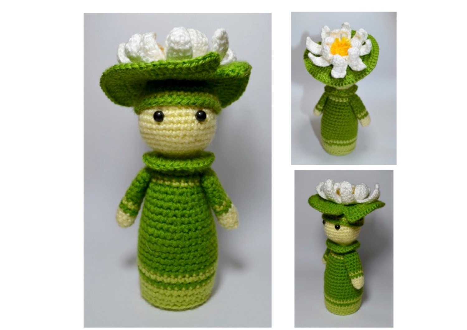 Crochet Pattern Amigurumi Doll Crochet Doll Flower Doll | Etsy