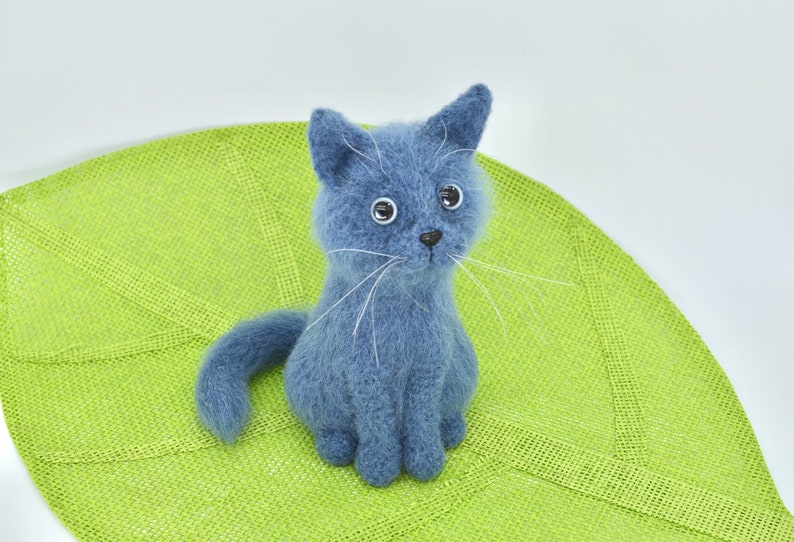 Crochet Cat Pattern Crochet Russian Blue Cat Pattern Russian | Etsy UK