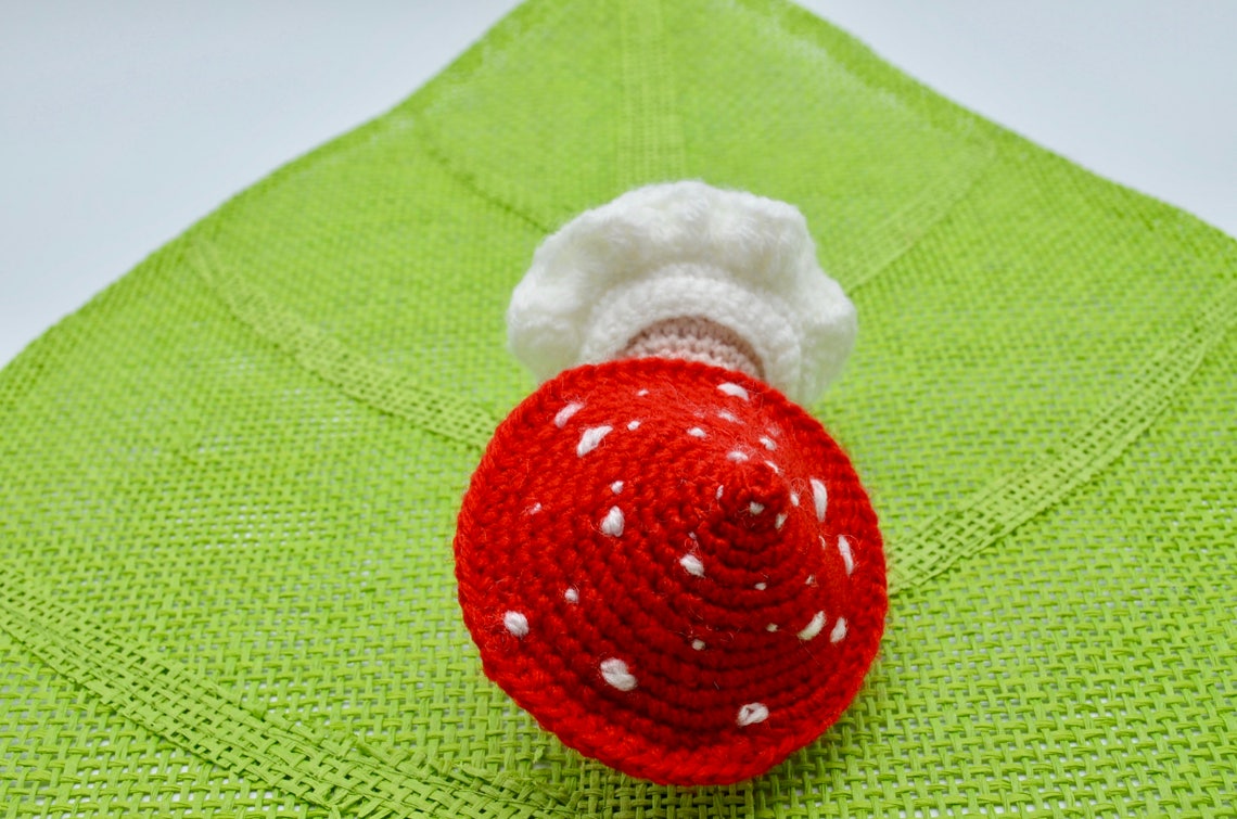 Crochet Toadstool Amigurumi Pattern crochet Newborn Baby - Etsy