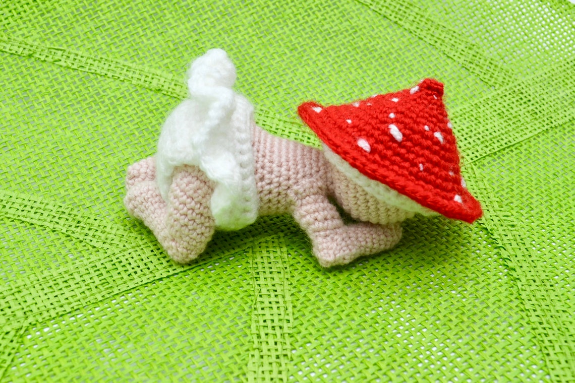 Crochet Toadstool Amigurumi Pattern crochet Newborn Baby - Etsy