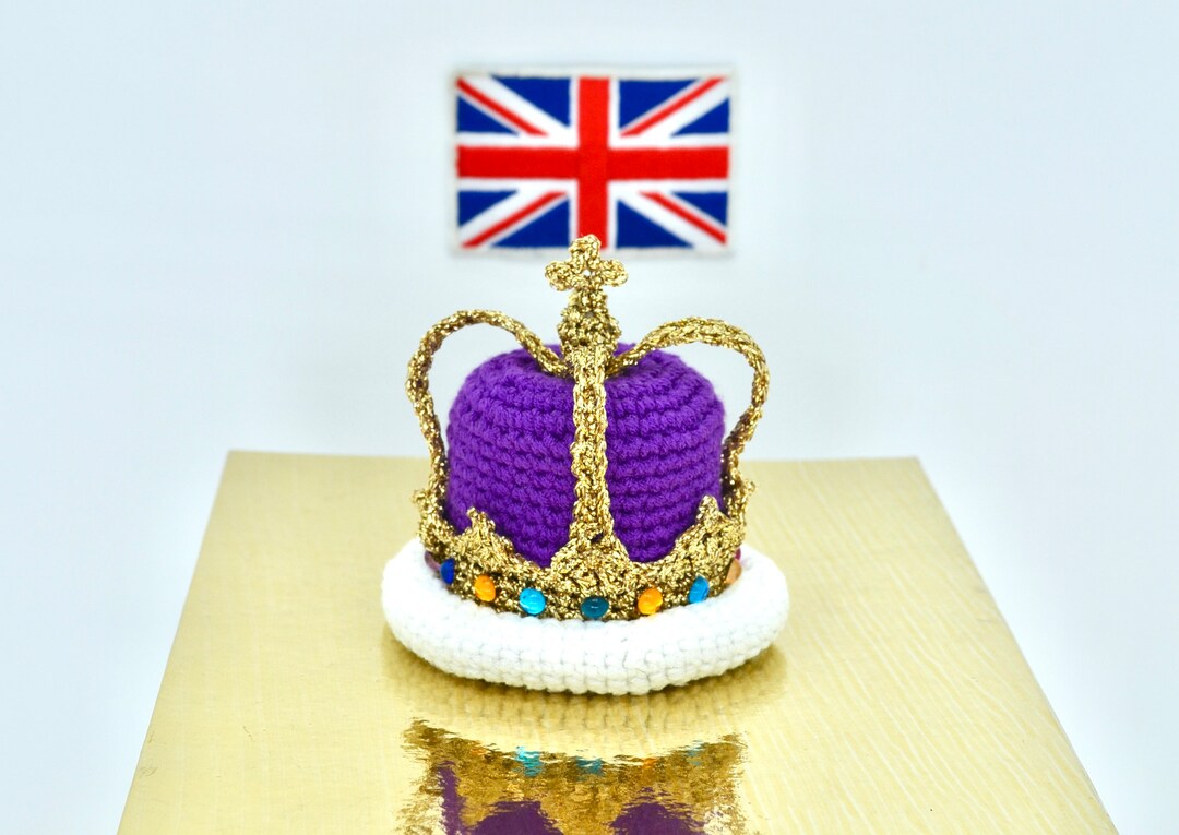 King Charles III Coronation Crown Crochet Pattern, St Edwards Crown ...