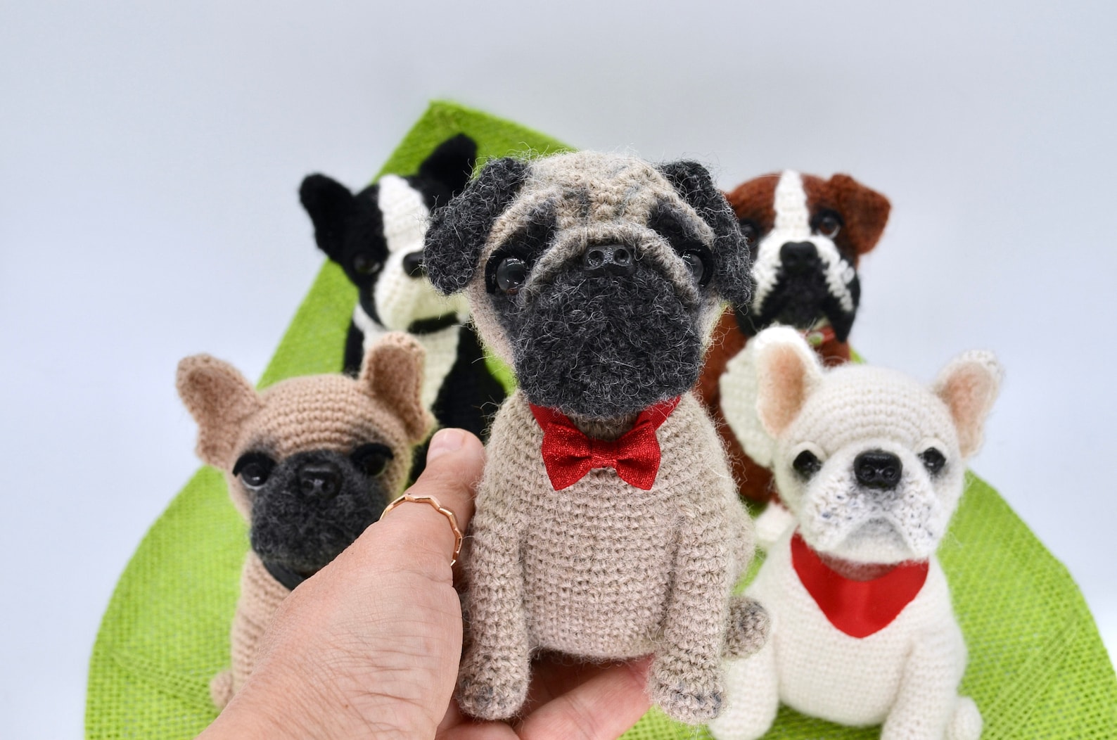 Pug Crochet Pattern Crochet Dog Pattern Amigurumi Pug - Etsy