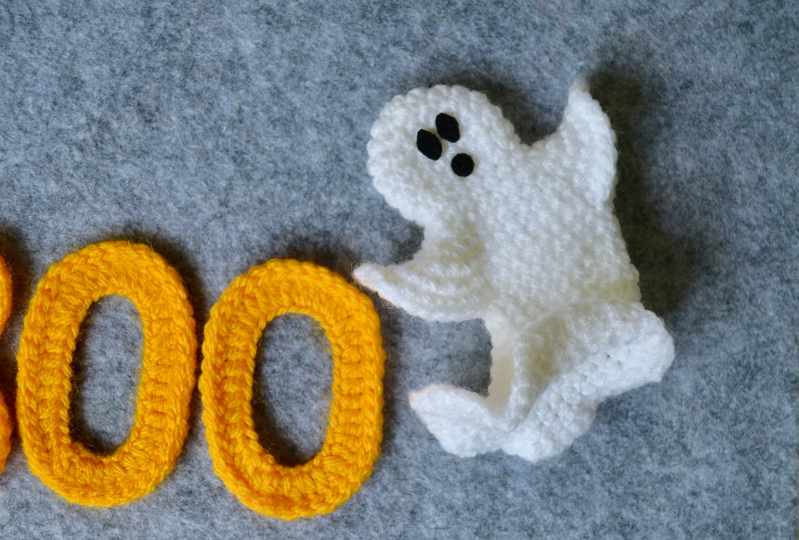 Crochet Ghosts Garland, Amigurumi Halloween Bunting, Wall Hanging ...