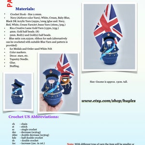 Prince William Gnome Crochet Pattern, Prince William in RAF Pilot ...