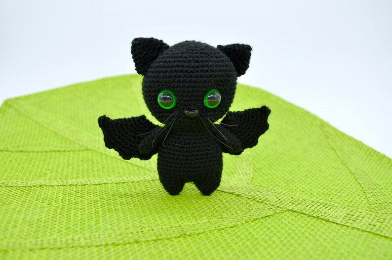Crochet Halloween Cat Pattern, Crochet Cat Amigurumi Pattern, Crochet ...