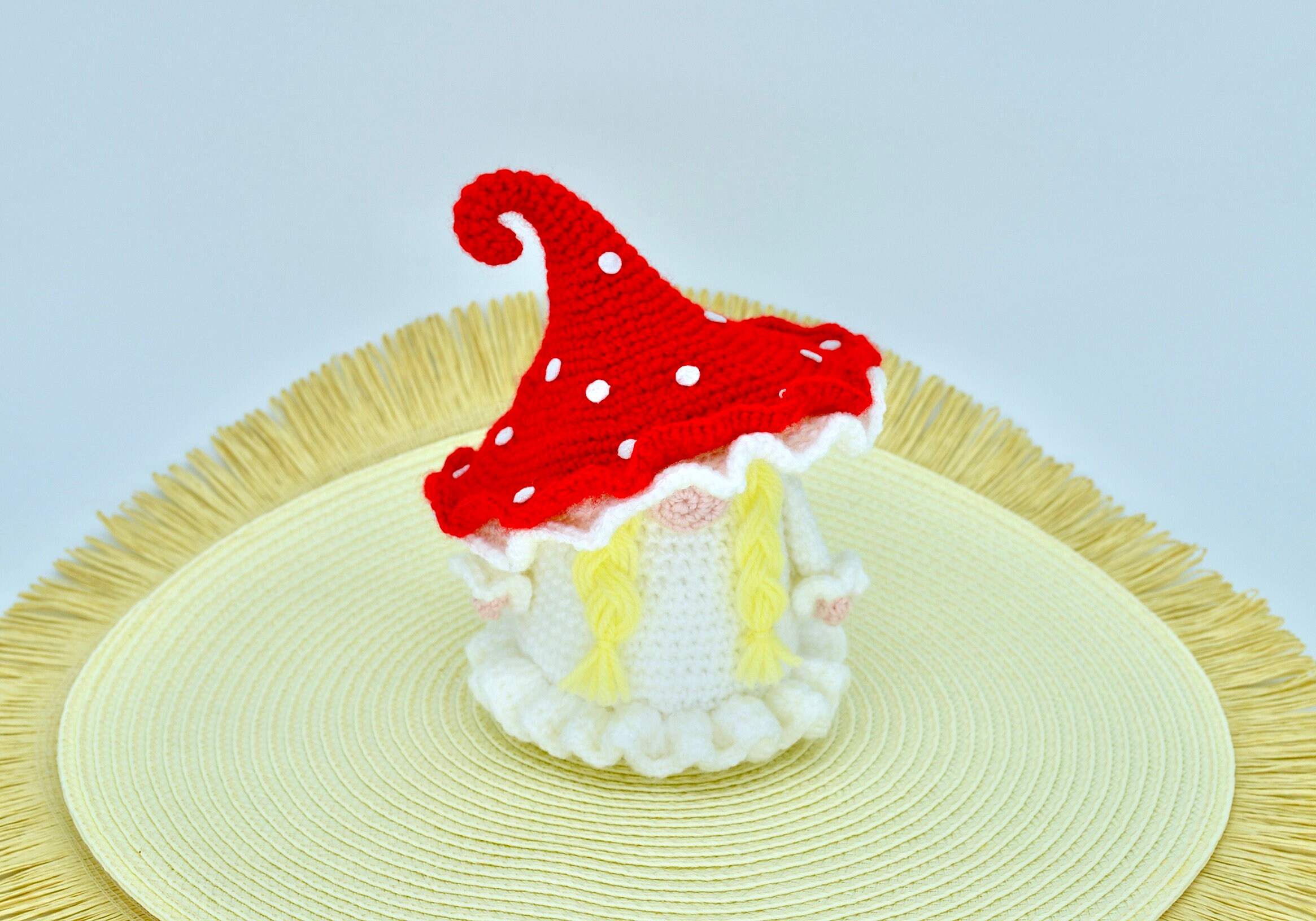 Crochet Gnome Toadstool Gnome Crochet Pattern Crochet Gnome - Etsy