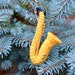 Saxophone Crochet Pattern, Crochet Christmas Ornament Pattern ...
