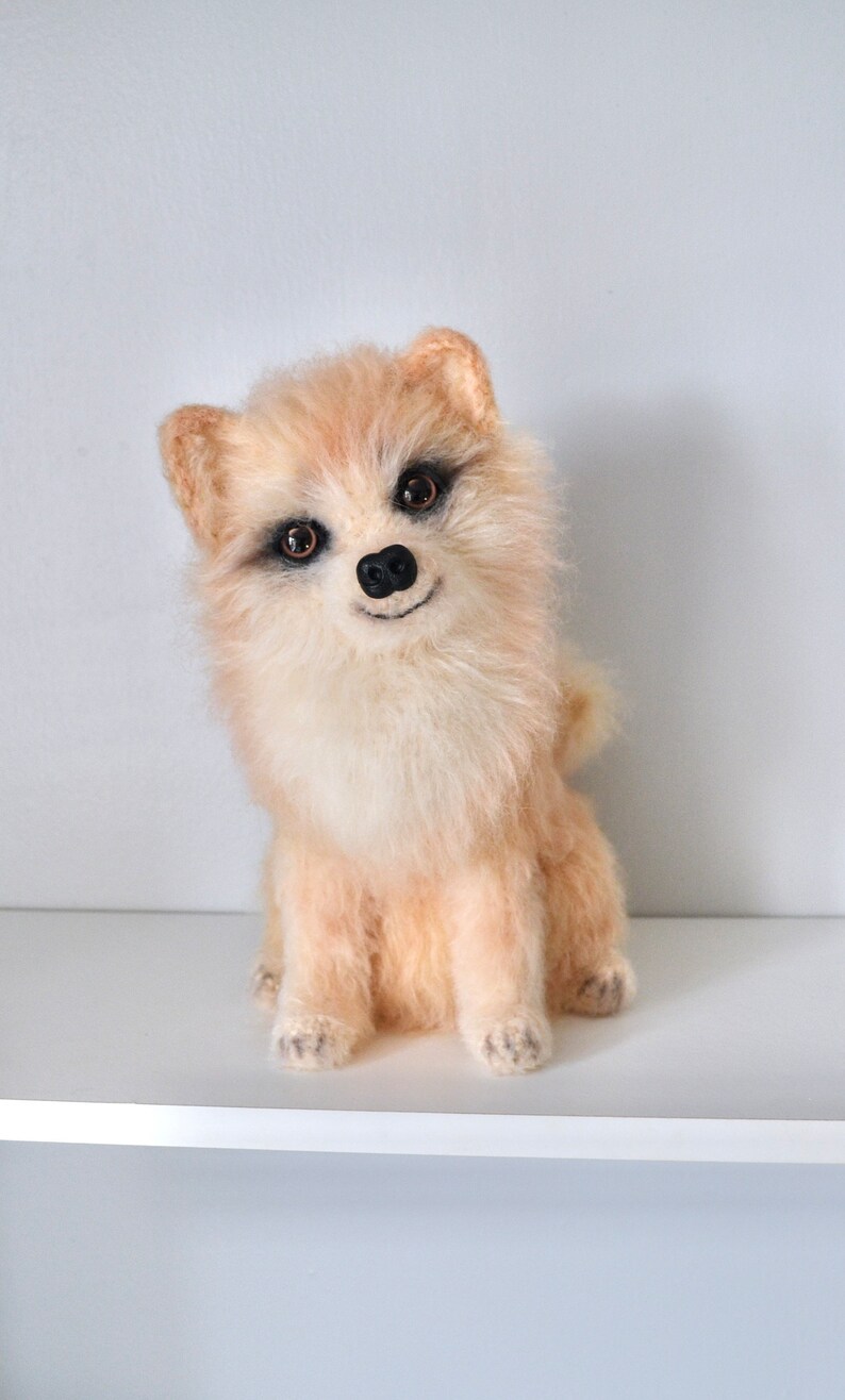 Pomeranian Dog Crochet Pattern, German Spitz Dog Amigurumi Pattern ...