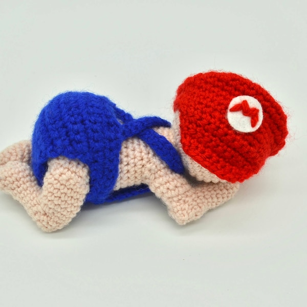 Crochet Mario - Etsy