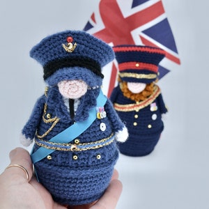 Prince William Gnome Crochet Pattern, Prince William in RAF Pilot ...