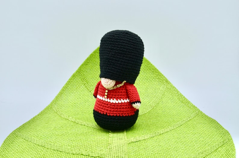 King's Guard Gnome Crochet Pattern British Royal Guard - Etsy UK