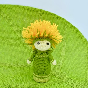 Crochet Pattern Amigurumi Doll - Flower Doll Dandelion Di - Etsy