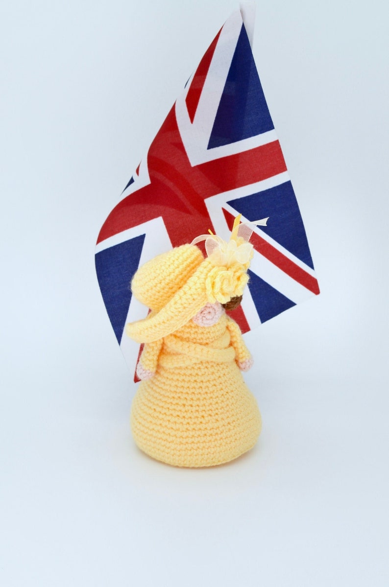 Kate Princess of Wales Gnome Сrochet Pattern British Royal - Etsy