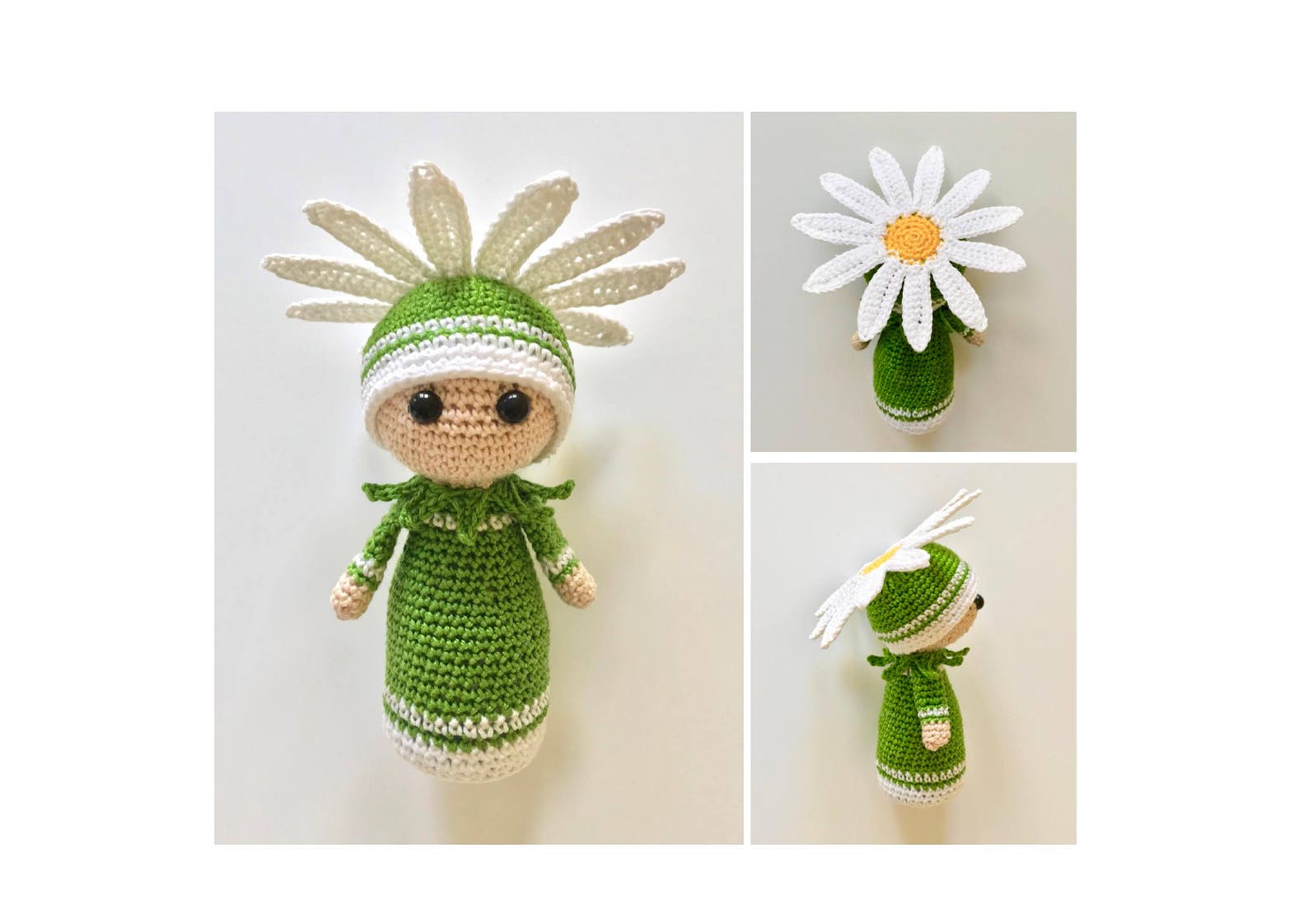 Crochet Daisy Doll Crochet Pattern Amigurumi Doll Daisy | Etsy UK