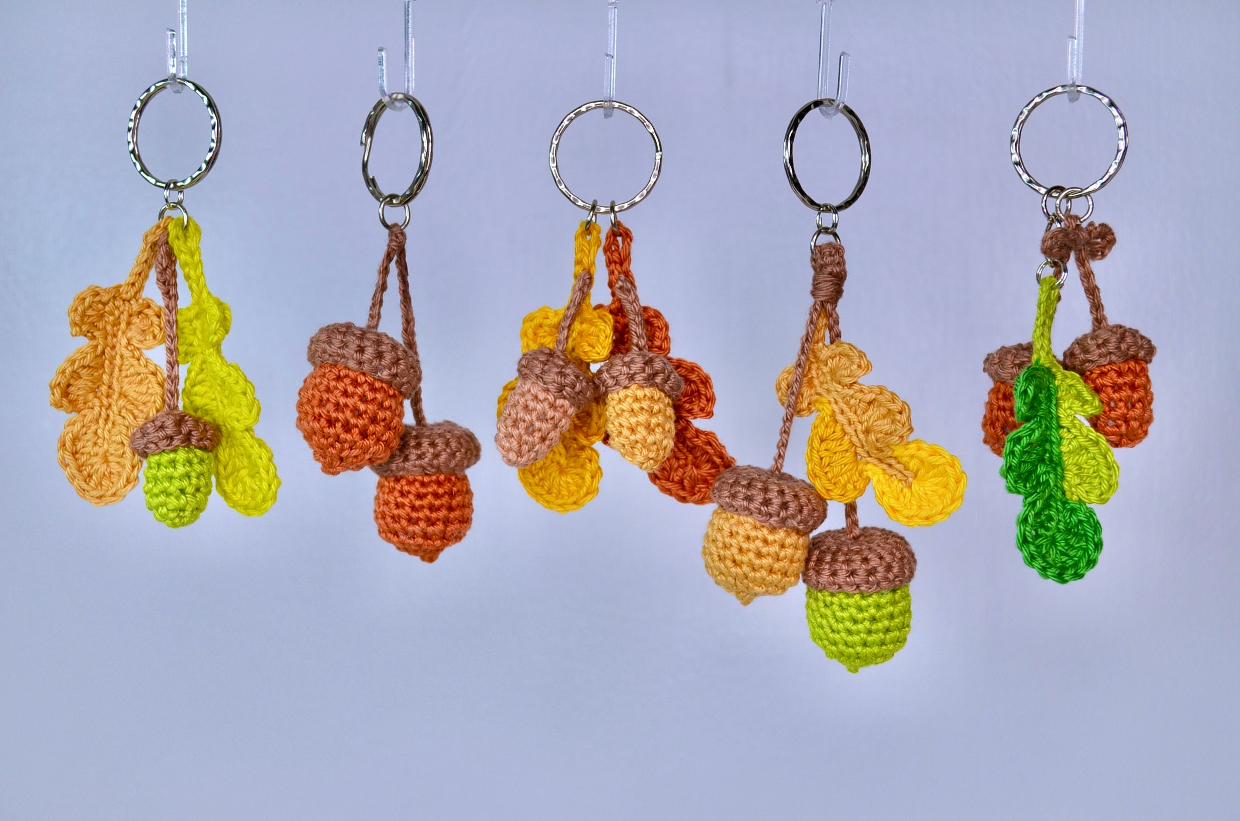 Oak Leaves and Acorns Crochet Pattern, Fall Autumn Crochet Pattern ...