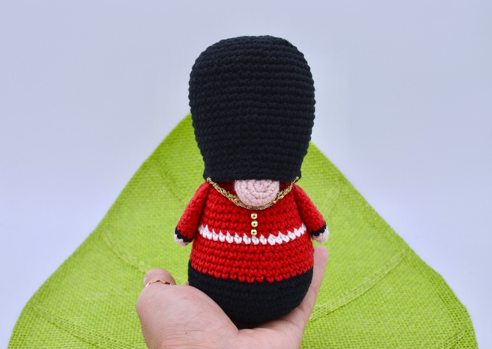 King's Guard Gnome Crochet Pattern British Royal Guard - Etsy UK