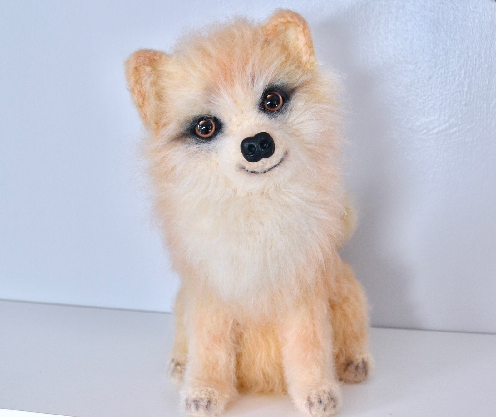 Pomeranian Dog Crochet Pattern, German Spitz Dog Amigurumi Pattern ...