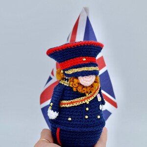 Prince Harry Gnome Crochet Pattern, Prince Harry Gnome in Navy Blue ...
