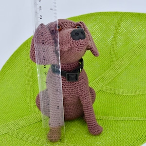 Labrador Retriever Crochet Pattern, Chocolate Crochet Labrador Pattern ...