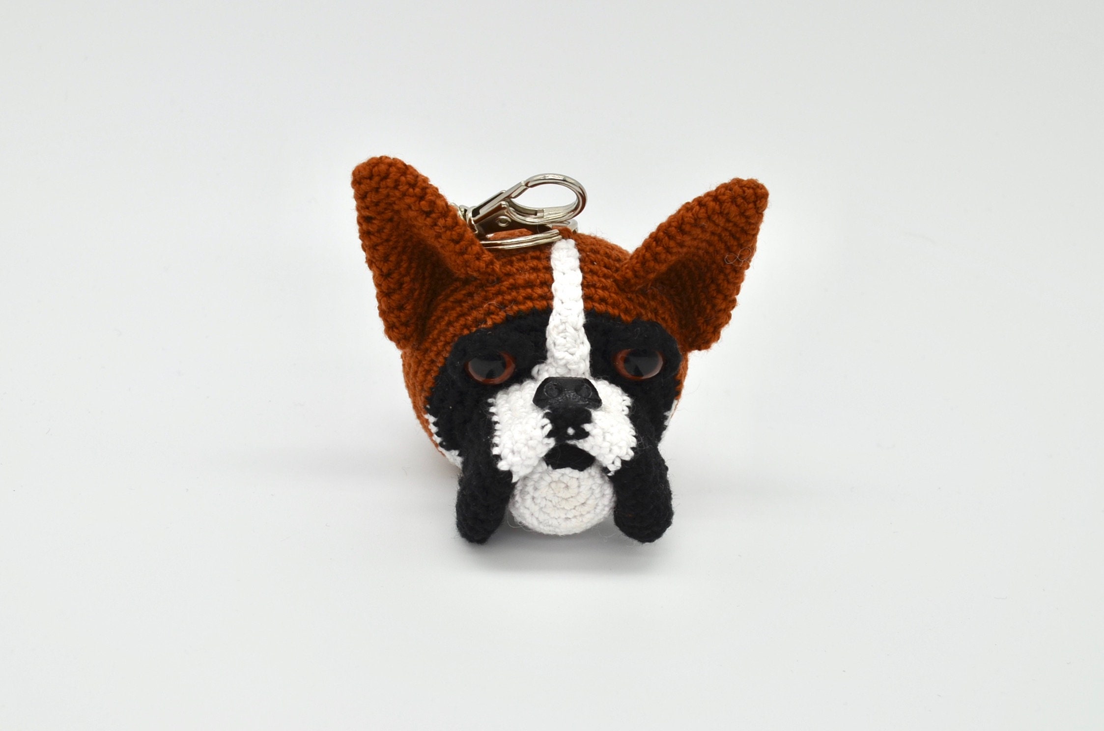 Boxer Crochet Keychain PATTERN Crochet Boxer Amigurumi | Etsy