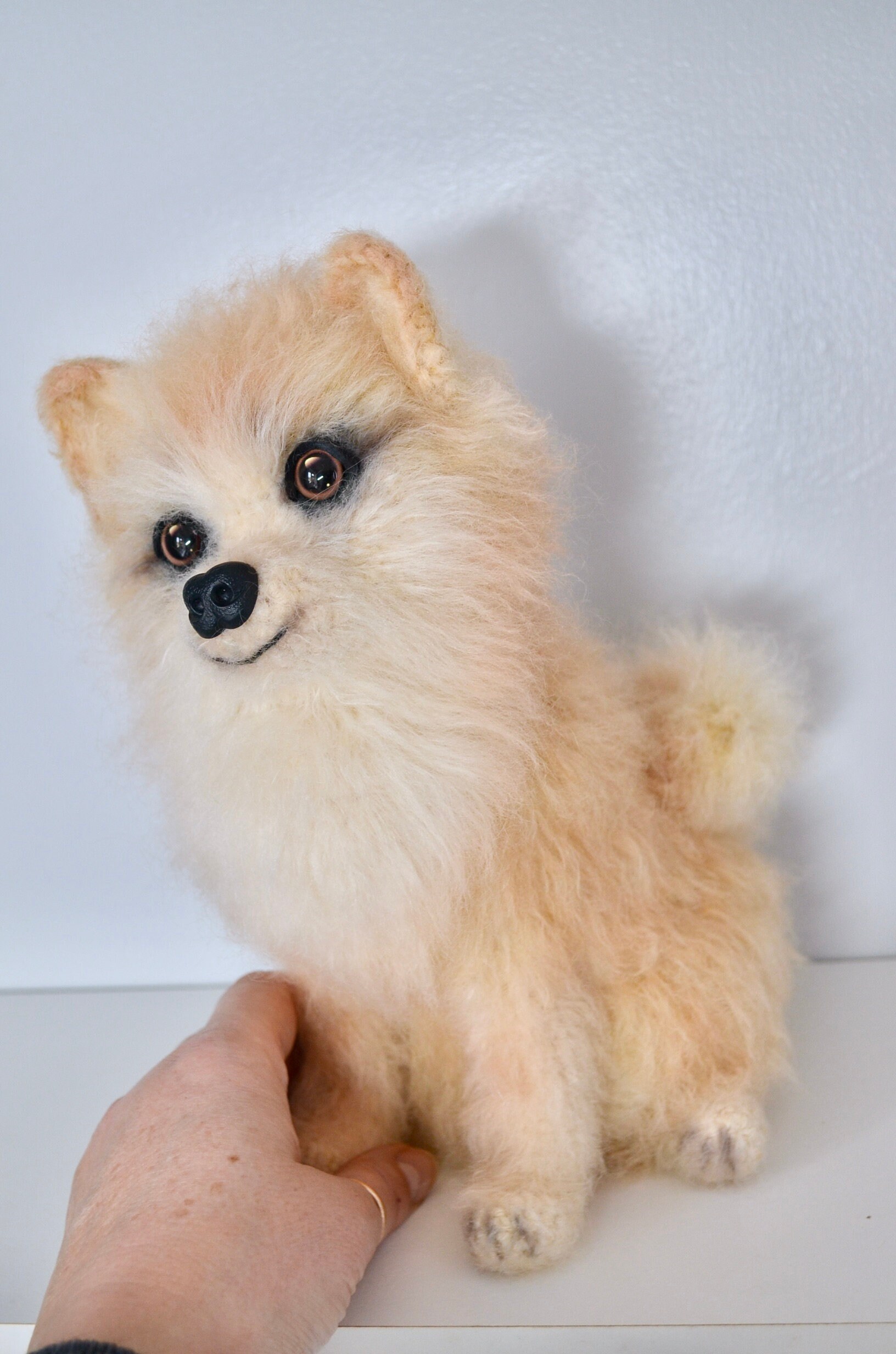 Pomeranian Dog Crochet Pattern, German Spitz Dog Amigurumi Pattern ...
