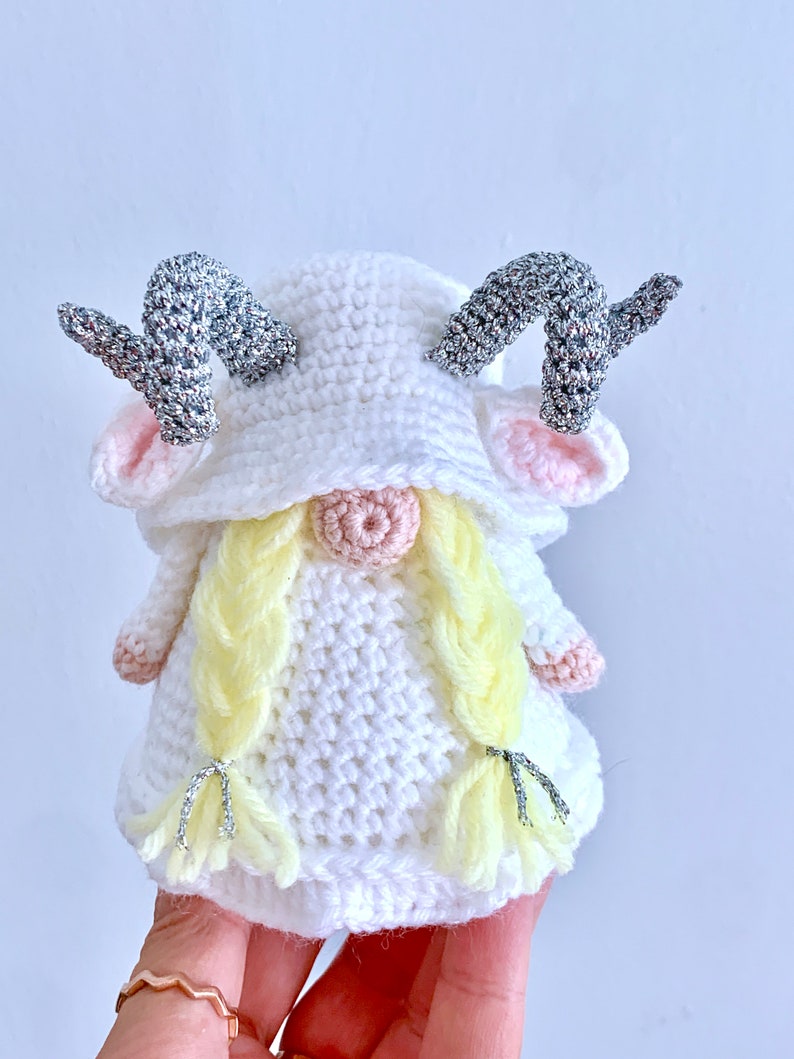 Crochet Aries Sign, Astrological Sign, Zodiac Sign Gnome Crochet ...