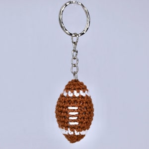 American Football Ball Keychain Crochet Pattern, Crochet Rugby Ball ...