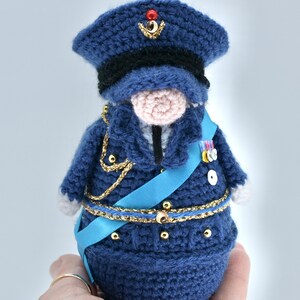 Prince William Gnome Crochet Pattern, Prince William in RAF Pilot ...