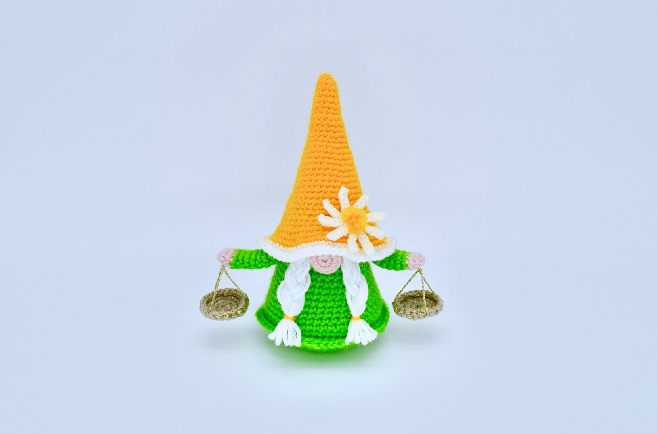 Crochet Libra Sign Astrological Sign Zodiac Sign Gnome | Etsy