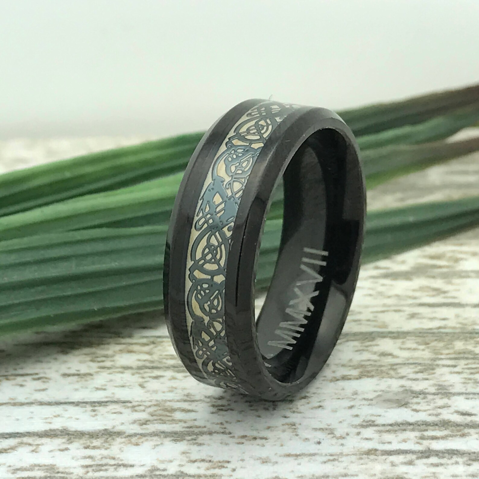 8mm Tungsten Ring Personalize Custom Engrave Tungsten Wedding - Etsy