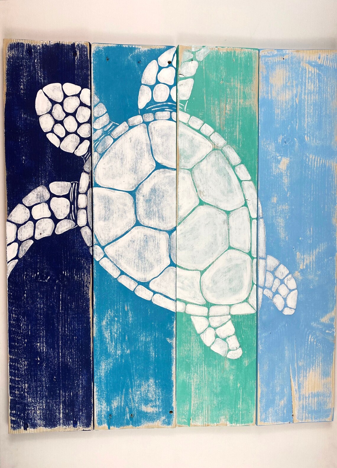 Sea Turtle Sea Turtle Sign Tropical Art Beach Cottage | Etsy