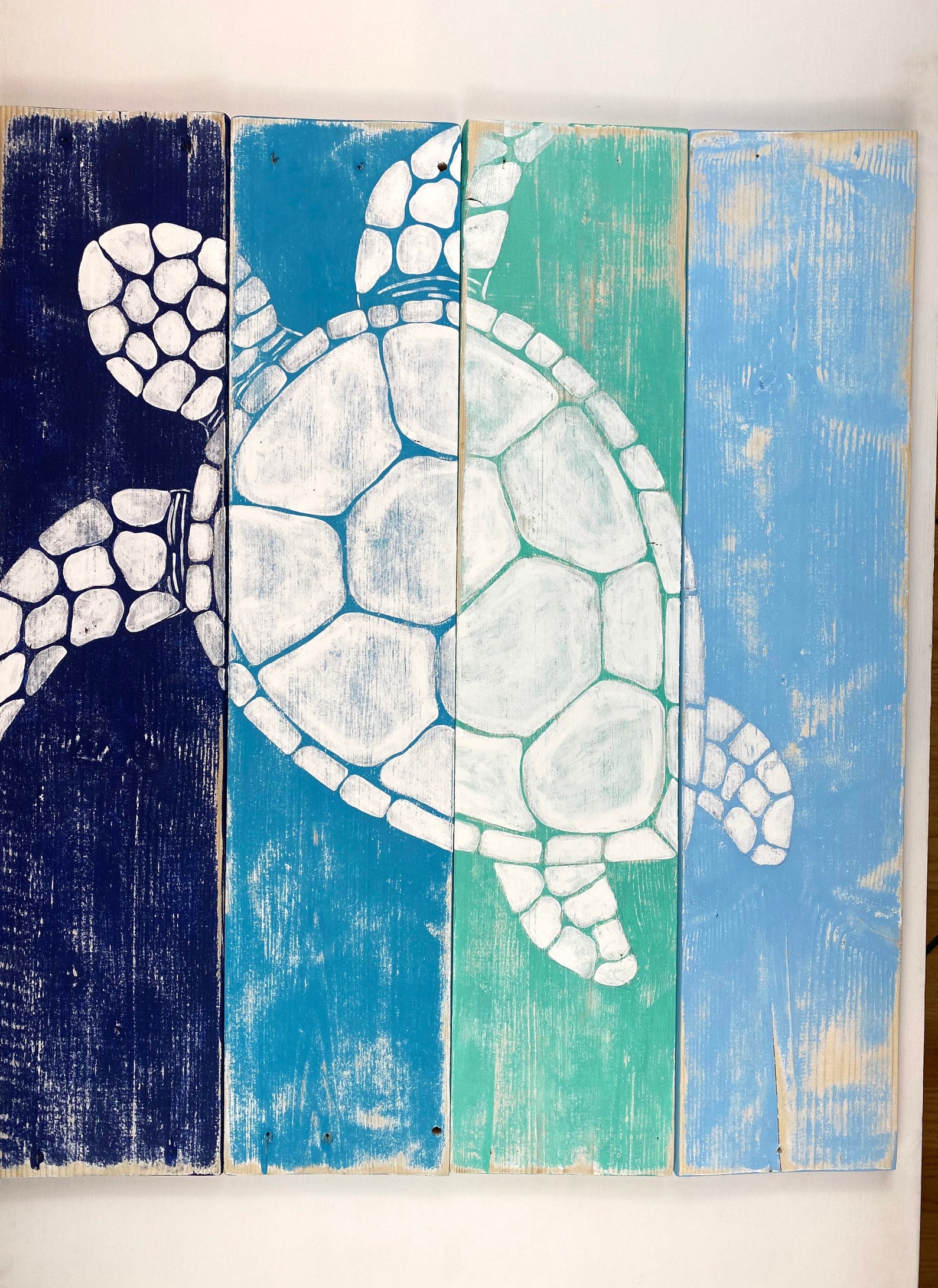Sea Turtle, Sea Turtle Sign, Tropical Art, Beach Cottage Decor, Wall ...